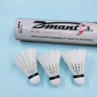 China Class A Duck Feather Badminton Shuttlecock 3 In 1 For Competition for sale