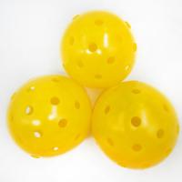 China Indoor Outdoor Pickle Ball 40 Hole Pickleball Practice Ball 74 Mm for sale