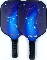 China 2pcs Pickleball Paddle Set 100% Carbon Fiber Pickleball Paddles 4 Balls And 1 Cover Bag for sale