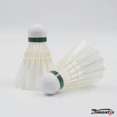 China Wholesale Badminton 12-Pack Durable Goose 3in1 Feather Shuttlecock OEM Custom Top Badminton Shuttles for sale
