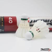 China Wholesale Badminton 12-Pack Durable Goose 3in1 Feather Shuttlecock OEM Custom Top Badminton Shuttles for sale