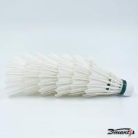 China Badminton Sport Items Durable High Durability Training Badminton Goose Feather Shuttlecock 3in1 Hybrid for sale