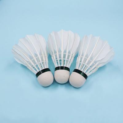 China China Factory Wholesale Cheap 3in1 Hybrid Shuttlecock OEM Custom Available Natural White Goose Feather for sale