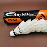 China China Factory 3in1 Type Training Wholesale Shuttlecock OEM Available Custom Natural Goose Feather Badminton for sale