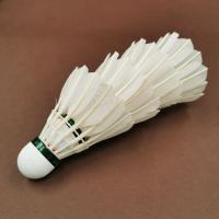 China China Factory 3in1 Type Training Wholesale Shuttlecock OEM Available Custom Natural Goose Feather Badminton for sale