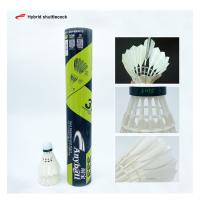China Anyball 3in1 Badminton Shuttlecock Straight Duck Feather Durable Ball Joint for sale