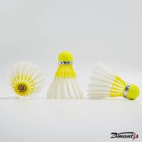 China Factory Supply Dmantis 3in1 Model D51 Yellow Cock Goose Feather Shuttlecock Badmintonn for sale