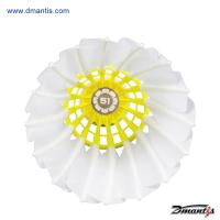 China New Arrival 3 in1 12 PCS Durable Goose Feather Outdoor Mini Badminton Shuttlecock for sale