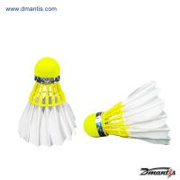 China New Arrival 3 in1 12 PCS Durable Goose Feather Outdoor Mini Badminton Shuttlecock for sale