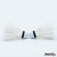 China Super Durable Badminton Shuttlecock Dmantis Brand Shuttlecock Natural Feather Hybrid Shuttlecock for sale