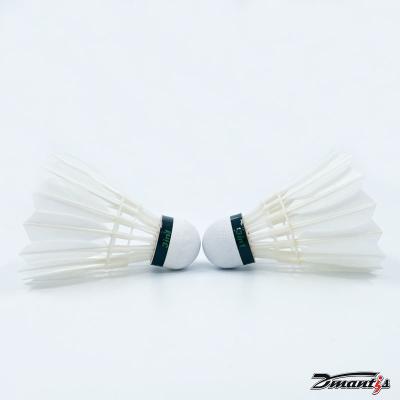 China Super Durable Badminton Shuttlecock Dmantis Brand Shuttlecock Natural Feather Hybrid Shuttlecock for sale
