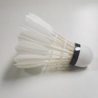 China Class B Goose Feather Badminton Shuttlecock Factory Custom Tournament Shuttlecocks Durable Badminton Shuttlecock for sale