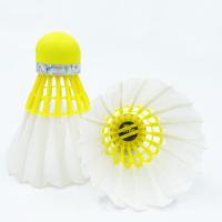 China Unique Desgin 3in1 Badminton Shutttlecock Bright-coloured Cork and Ball Increase Hit Rate Used for Dark Environment for sale