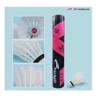 China Goose Feather Badminton Shuttlecock with Fast Delivery for Mass Wholesale or Export Feather Shuttleecock OEM Badminton for sale