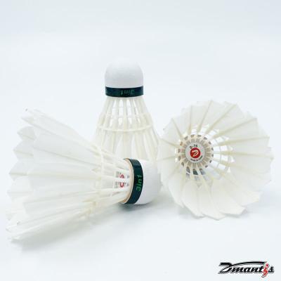 China High Performance Class A Duck Feather Dmantis 3in1 Badminton Shuttlecocks D75 for Competition for sale