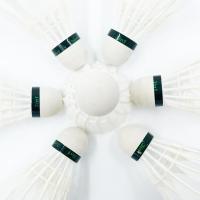 China Factory Price White Color Carton Feather Badminton Shuttlecock Durable 3in1 Hybrid Badminton Shuttles for sale