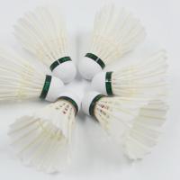 China Dmantis D45 3in1 Training Goose Feather Shuttlecocks Birdies Badminton Indoor Activity for sale