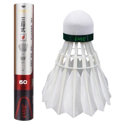 China Dmantis D60 3in1 Badminton Shuttlecocks Birdies Durable Hybird Duck Feather Badminton Ball Indoor Outdoor for sale