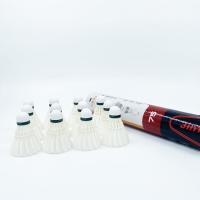 China 12PCS Dmantis D75 3in1 Competition Training Badminton Shuttlecocks Duck Birdies Duck Feather Shuttlecoc for sale