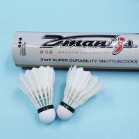 China Natural Feather High Quality Shuttlecocks High Durability Professional Badminton Shuttlecocks for sale