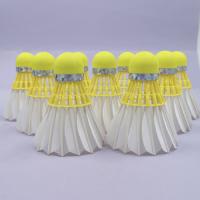 China Durable 3in1 Hybrid Badminton Shuttlecock for Sale Natural Hybrid Badminton Shuttlecock for sale