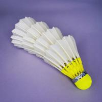 China Feather 3in1 Products Professional Badminton Shuttlecock Easy to See Durable Stable Hybrid Shuttlecocks for sale
