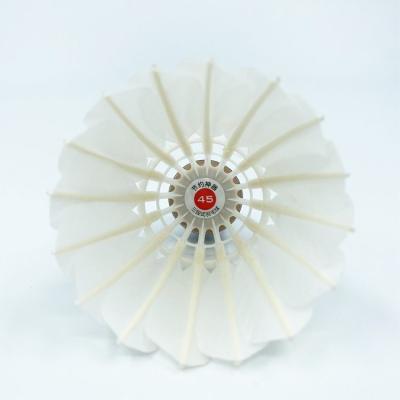 China Badminton Shuttlecock Goose Feather 3 in 1 Hybrid Badminton Shuttlecock Sports for sale