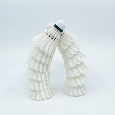 China High Performance Durable and Stable Goose Feather Badminton Shuttlecock for sale