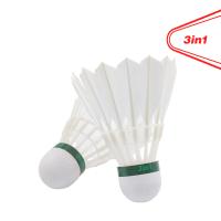 China Duck Feather D40 Shuttlecock Bridies PU Fiber Cork Shuttles Ball Hybird Shuttlecocks Sports for sale