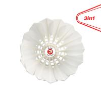 China Duck Feather D40 Shuttlecock Bridies PU Fiber Cork Shuttles Ball Hybird Shuttlecocks Sports for sale