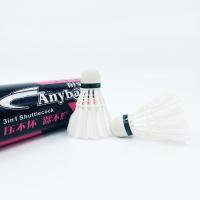 China Professional Lower Price Top Quality Flex Feather Badminton Shuttlecock High Speed Badminton Balls Stable & Durable for sale