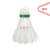 China High Quality Duck Feather Top Grade Badminton Shuttlecock with Fiber Cork D60 for sale