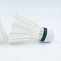 China Cheap 3in1 Type Wholesale Training Shuttlecock OEM Available Custom Natural Goose Feather Badminton Shuttlecock for sale