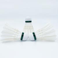 China Cheap 3in1 Type Wholesale Training Shuttlecock OEM Available Custom Natural Goose Feather Badminton Shuttlecock for sale