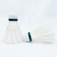 China Cheap 3in1 Type Wholesale Training Shuttlecock OEM Available Custom Natural Goose Feather Badminton Shuttlecock for sale