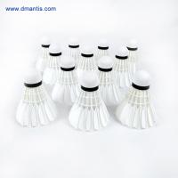 China BWF Approved Badminton Shuttlecock Super Class Goose Feather Indoor OEM Competition Level Badminton for sale