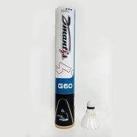 China Goose Feather Badminton Shuttlecock Natural White Sandwich Cork Traditional Shuttlecock for sale