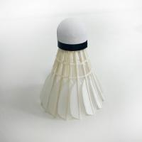 China Natura White Bdminton Shuttlecock Goose Feather Material Durable Wood+ PU Cork for sale