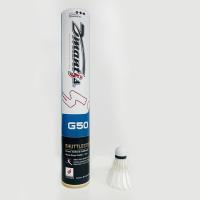 China Natura White Bdminton Shuttlecock Goose Feather Material Durable Wood+ PU Cork for sale