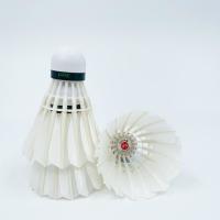 China Top Sales Good Quality Goose Feather Wholesale Professional Player Badminton Shuttlecock for sale