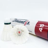 China Top Sales Good Quality Goose Feather Wholesale Professional Player Badminton Shuttlecock for sale