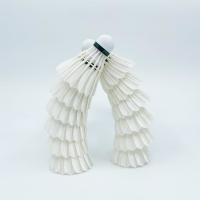 China Economical Price Good Quality Goose Feather Badminton Shuttlecock for Match for sale