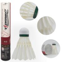 China 3in1 Badminton Shuttlecock D40 Model Dmantis Brand Customizable Duck Feather Natural Feather 12 Pieces for sale