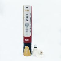 China Factory Direct Sale Badminton Shuttlecock Class a Duck Feather Dmantis D60 3 in 1 Badminton Shuttlecock for sale