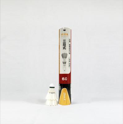 China 3in1 Hybrid Shuttlecock D60 China Factory Custom OEM Available Duck Feather Badminton Shuttlecock for sale
