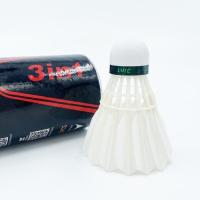 China Professional Badminton Shuttlecock Dmantis D75 High Level 3in1 Shuttlecock Natural Feather for sale