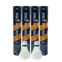 China Propetrel757 Premium Badminton Goose Feather Shuttlecock For Practice Training for sale