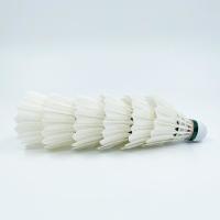 China Badminton Shuttles White Duck Feather Shuttlecocks 3in1 Badminton Shuttlecocks for sale