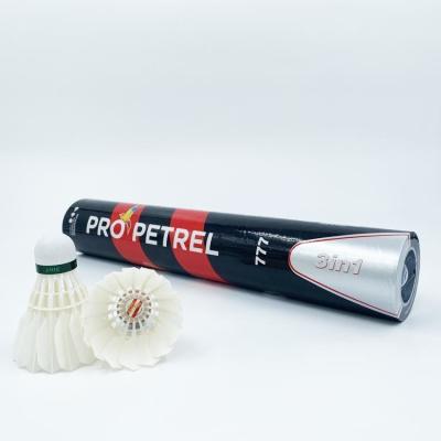 China Badminton 3in1 Shuttlecock Duck Feather Birdies Balls For Competition Tournament for sale
