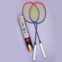 China Feather Carbon Fiber Badminton Racquet and Shuttlecocks Set Wholesale Racket Badminton with 3in1 Hybrid Badminton Shuttlecocks for sale